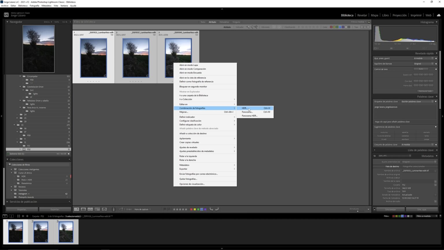 Focus stacking + HDR en Lightroom y Luminar NEO - Jorge Lázaro
