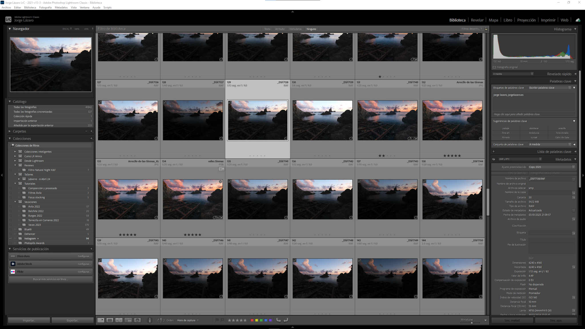 Organiza tus fotografías en Lightroom con las Colecciones - Jorge Lázaro